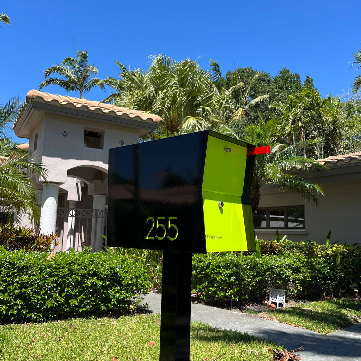 Modern Mailbox | Locking Package Dropbox in Jet Black – TedStuff.com