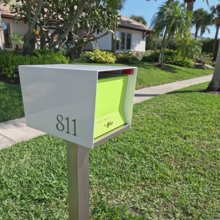 Modern Mailbox | Contemporary Designed Mailbox in Custom Colors